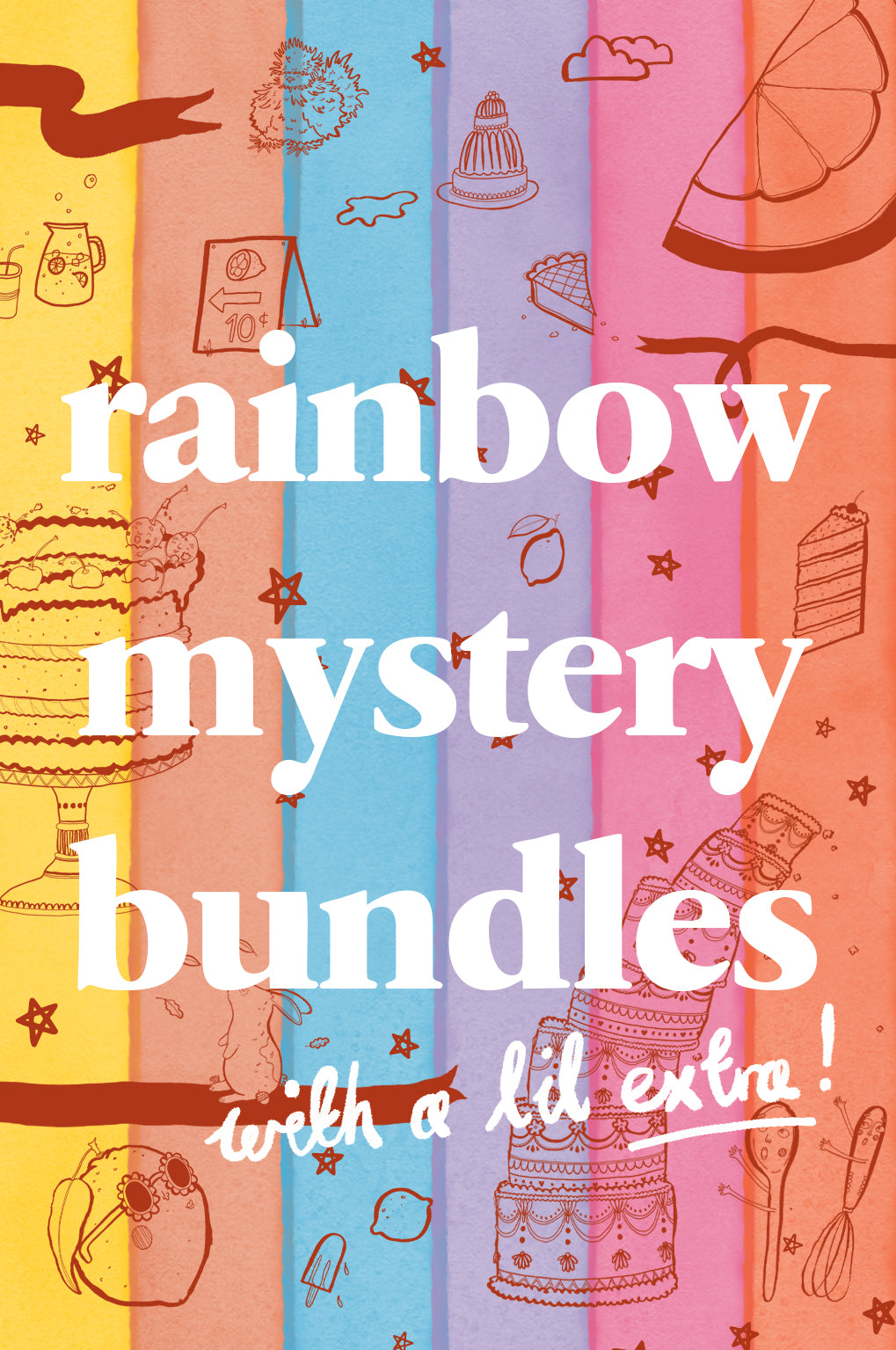 Rainbow Mystery Bundle with a lil extra (5 pieces) – G.NANCY - for the ...